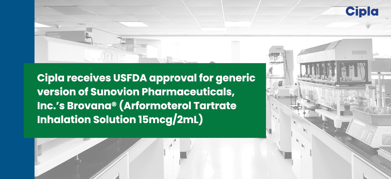 Cipla receives final approval for generic version of Sunovion ...
